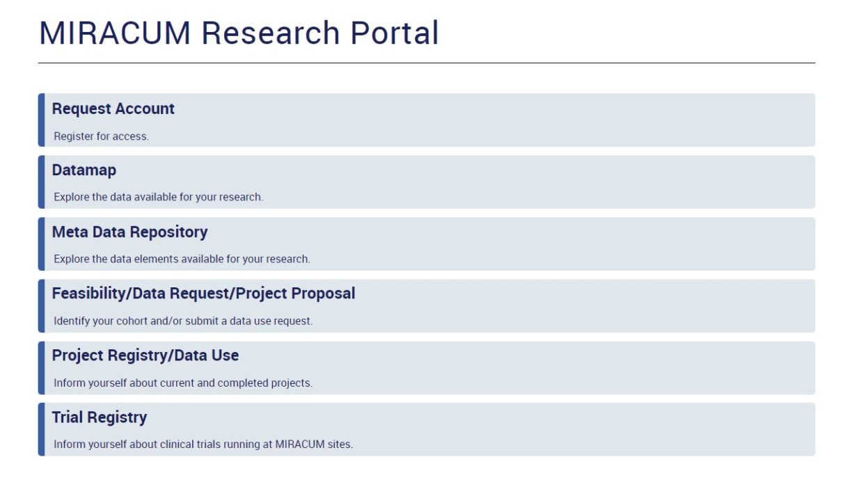 From Feasibility Assessment to Data Use Application - MIRACUM Consortium Announces Innovative ...